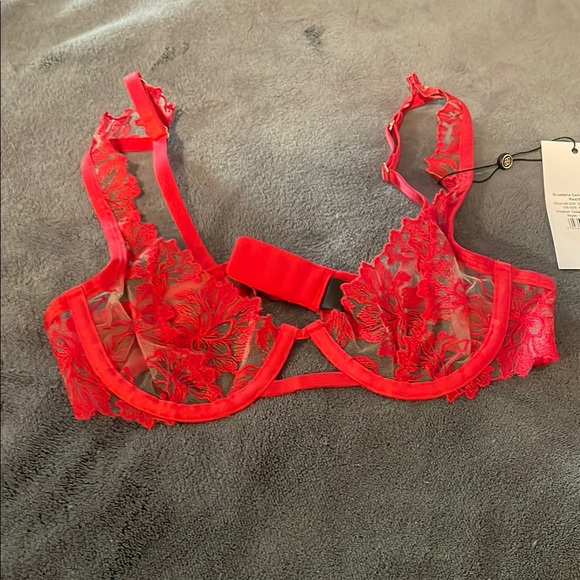 Bluebella | Intimates & Sleepwear | Bluebella Red Lace Underwire Bra ...